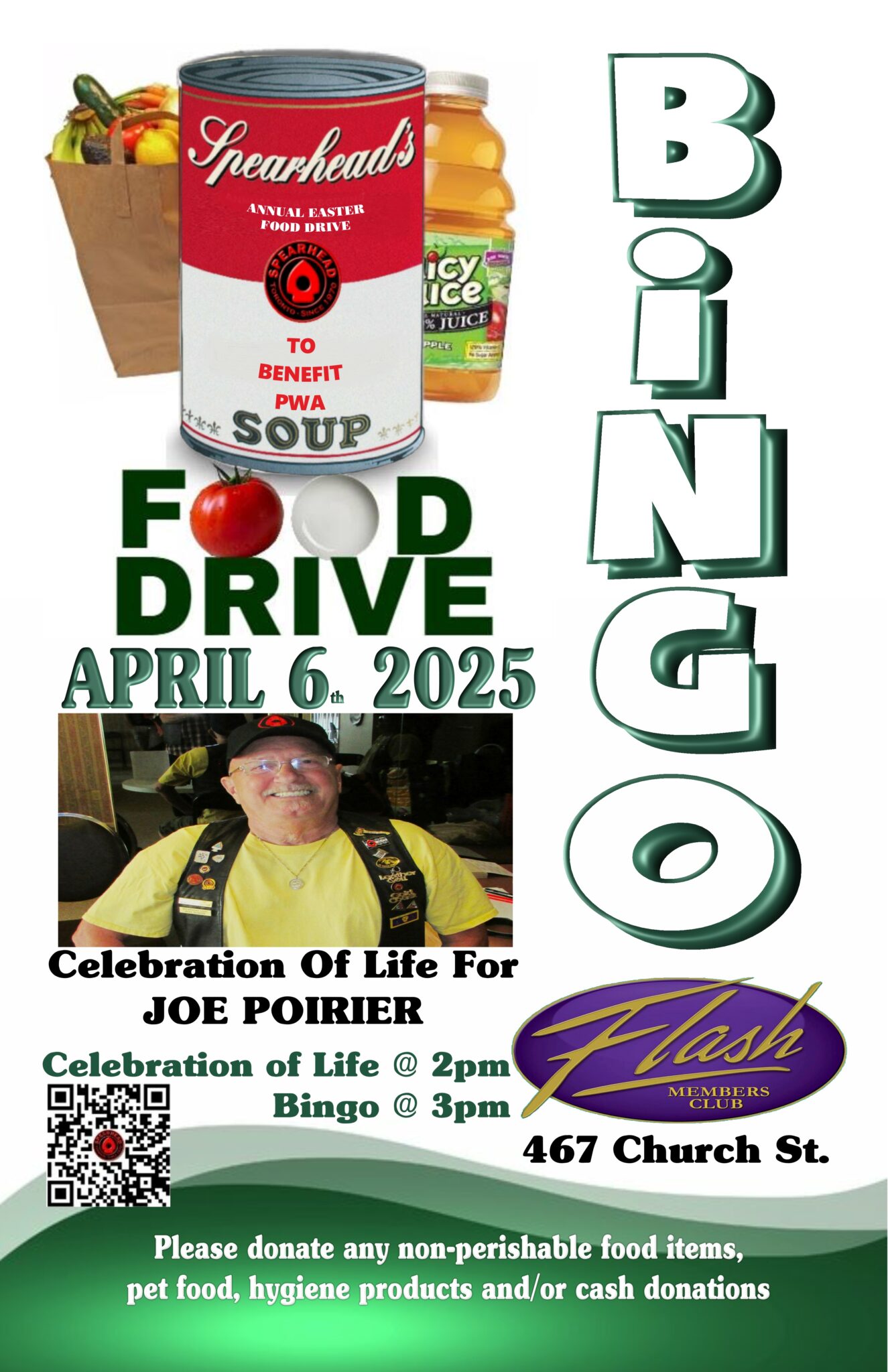 Spring Food Drive – Spearhead L.D.S.C